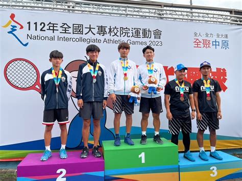 【恭賀】本校軟式網球代表隊榮獲111學年度大專校院運動會公開男子組團體金牌、女子組單打冠軍，女子雙打冠軍，獎牌數6金4銀2銅！