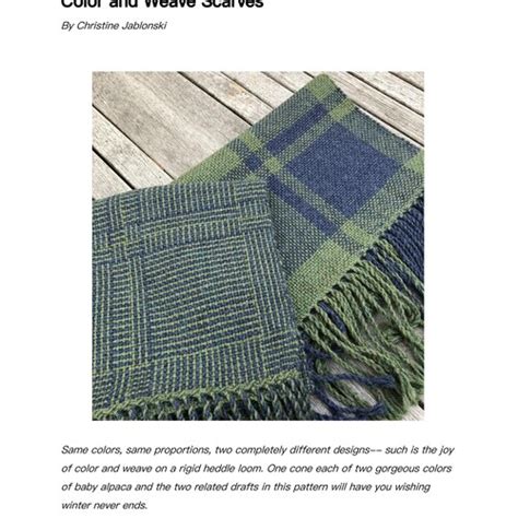 Rigid Heddle Loom Weaving PATTERN PDF Shabby Chic Table Etsy