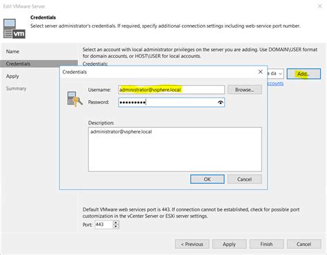 Technical Blog Veeam Backup And Replication 11 Installation Repository Add Vcenter Add In