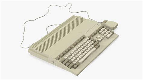 Old Home Computer Keyboard 3d Model 39 3ds Blend C4d Fbx Max