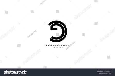 Ec Ce Abstract Initial Monogram Letter Stock Vector Royalty Free Shutterstock