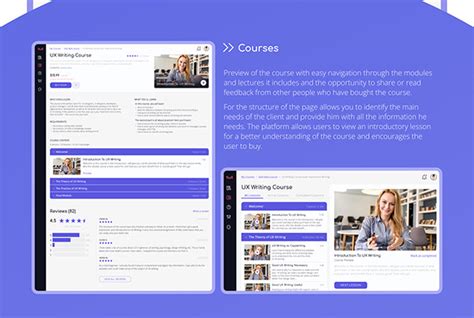 UX UI Design For Online Courses E Learning Web App On Behance