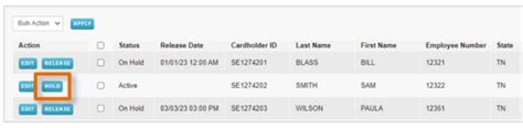 Perform Cardholder Id Maintenance Comdata Resource Center