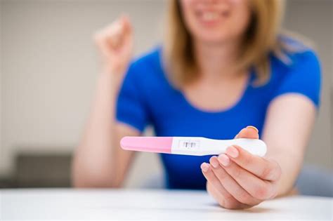 Premium Photo Say Yes After Getting The Positive Pregnancy Test