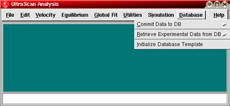Database Menu System