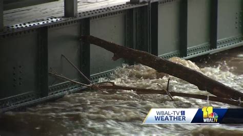 Baltimore Experience Flooding As Rain Moves Across Area Youtube