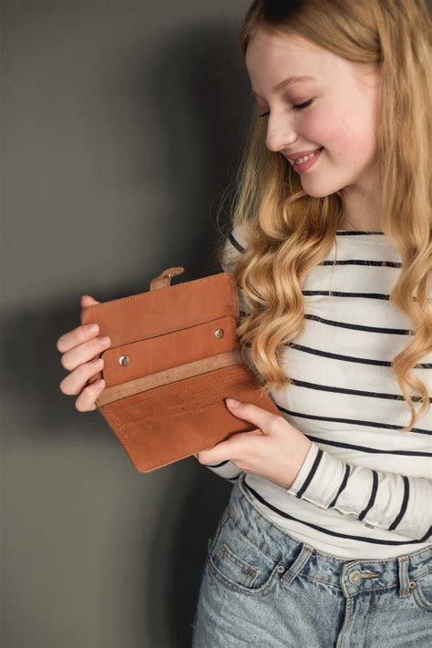 Clearance Slim Leather Women Wallet Leather Wallet For Women Etsy
