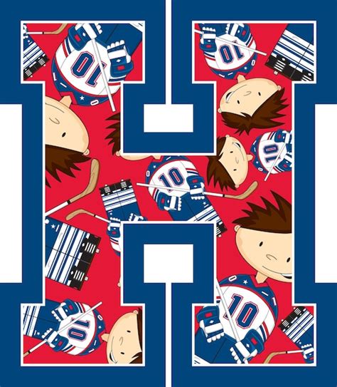 H es para la ilustración del deporte y el ocio del aprendizaje del
