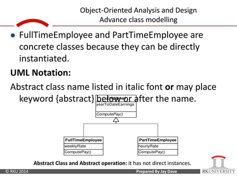 Ppt Introduction To Advance Class Modelling Powerpoint Presentation