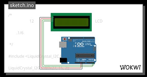 ใบงานที่ 12 การแสดงผลข้อมูลผ่านหน้าจอ Lcd Wokwi Esp32 Stm32 Arduino