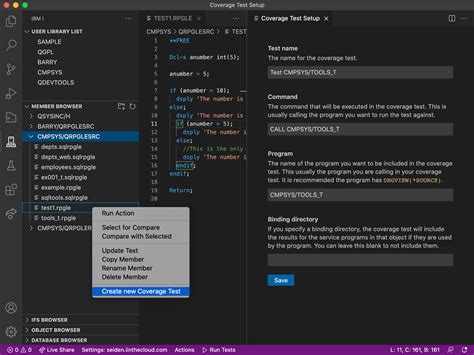Visual Studio Code Rpg And Code Coverage Seiden Group