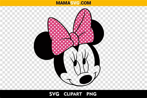 Minnie Mouse Face Png Mickey And Minnie Mouse Clip Art Disney Clip Art