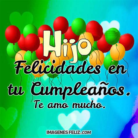 Feliz Cumpleaños Hijo