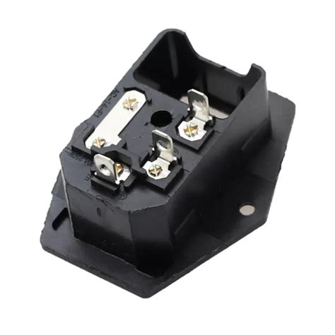 Versatile C14 Power Socket With Fuse Switch 250v 10a Iec320 Male Plug