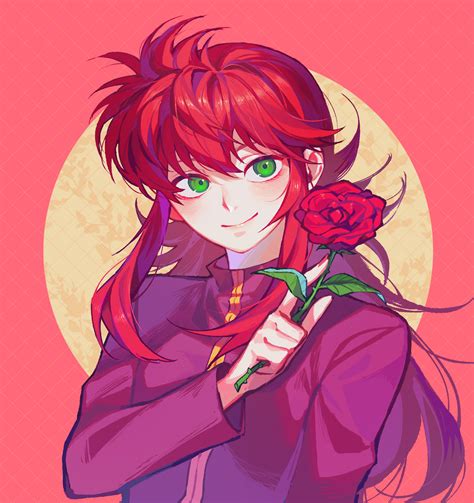 Kurama Yu Yu Hakusho Drawn By Hsh7955 Danbooru