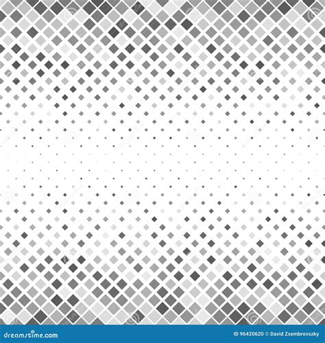 Grey Abstract Square Pattern Background Vector Design From Diagonal Squares Stock Vector