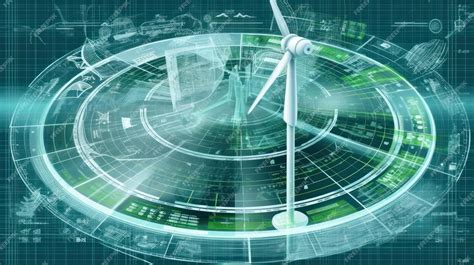 Premium Ai Image Graphic Image Of Windmill And Diagram Of Energy