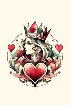 How To Draw Queen Of Hearts