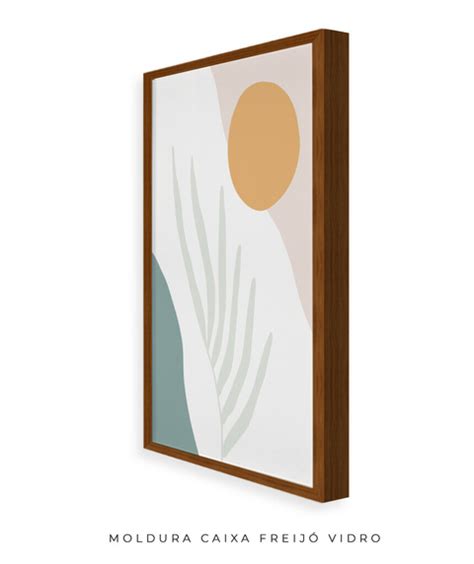 Quadro Decorativo Leaf Minimal Nude