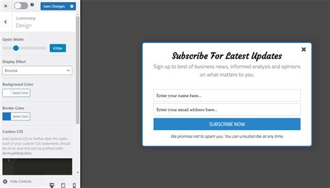 how to create a wordpress popup form