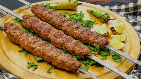 Turkish Adana Kebab Recipe By Sooperchef Youtube Kebab Recipes