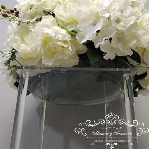 Wholesale Acylic Floor Vase Clear Flower Vase Table Centerpiece
