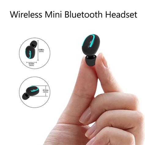 Cheap Single Bluetooth Earphone Easy Carry Wireless Earbud With HD Mic Sport Music Mini In Ear