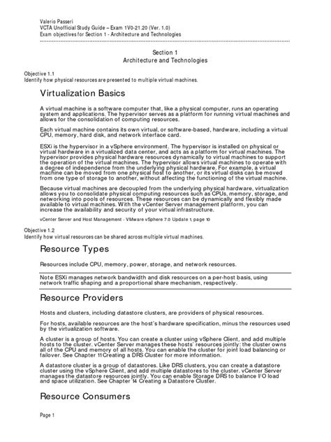section 1 architecture and technologies pdf virtualization virtual machine