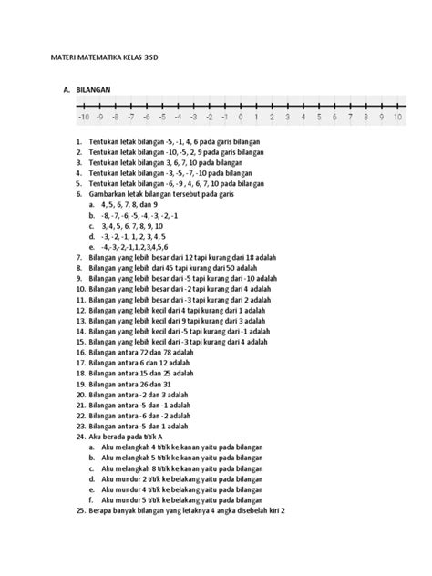 Materi Matematika Kelas 3 Sd Pdf