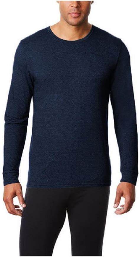 Weatherproof 32 Degree Mens Long Sleeved Base Layer Navy Xl At Amazon