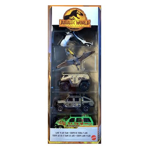 Matchbox Jurassic World Dominion Land N Air Team 5 Pack Shop