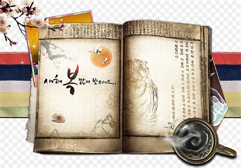 古代书籍桃花PNG图片素材下载 图片编号7695791 PNG素材网