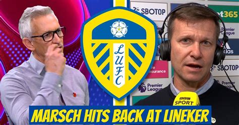 Leeds United Boss Marsch Disagrees With Lineker On Motd