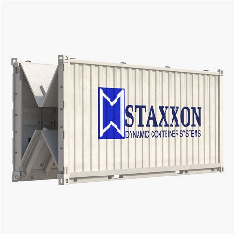 접을 수있는 Iso 컨테이너 접힌 2 3d 모델 29 3ds C4d Ma Obj Max Unknown Free3d