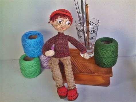 Amigurumi boneco em crochê Bonecas Armação de arame Amigurumi