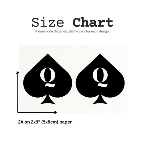 Queen Of Spades Temporary Tattoos 2 Pack Adult Tattoos Kinky T For