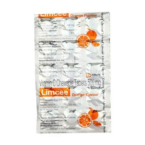 Limcee Chewable Tablet Orange At Rs 2486bottle Vitamin C Tablet In