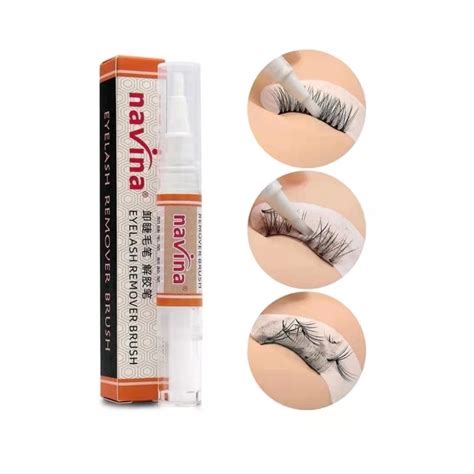 Caneta Gel Removedor De Cola Para Cílios Navina 10g Shopee Brasil