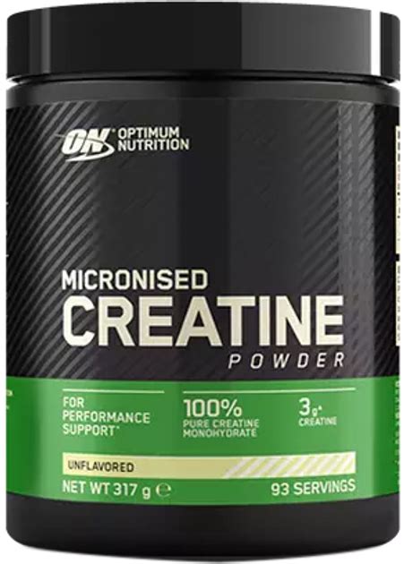 Креатин Optimum Nutrition Micronised Creatine 317 г (5060245605397 ...
