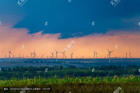 张北风电场天空云彩自然风景摄影素材汇图网