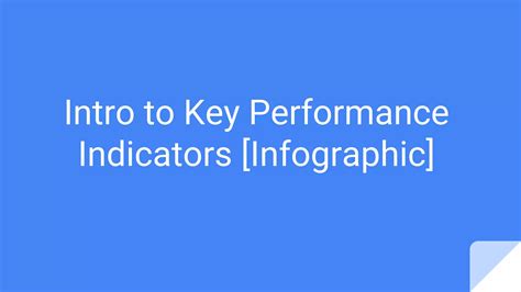 Intro To Key Performance Indicators Infographic Pptx