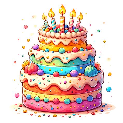 Cute Birthday Cake Clipart 12 High Quality S Happy Birthday Party