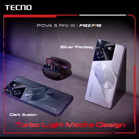 Tecno Pova 5 Pro 5g Smartphone 16gb Ram 8gb Extended 256gb Rom