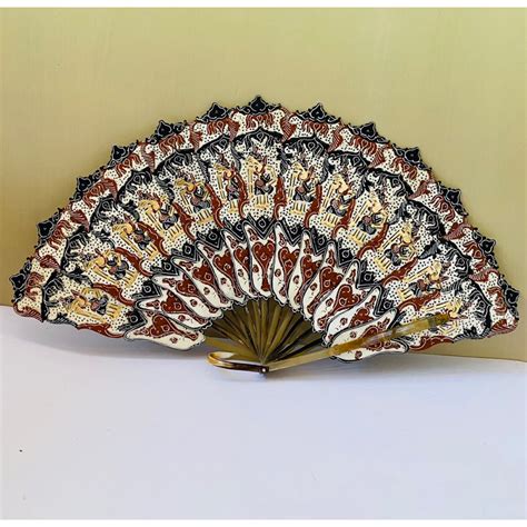 Jual Kipas Lipat Wayang Kulit Daun 13 Besar Shopee Indonesia