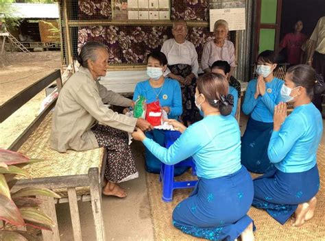 နတ်မောက်မြို့နယ်၊ ဈေးရပ်ကွက်အတွင်းရှိ အသက် ၈၅ နှစ်အထက် အဘိုးအဘွားမ