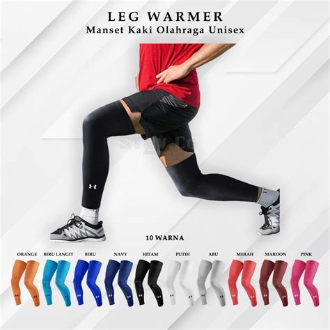 Jual Leg Warmer Leg Sleeve Leg Set Manset Kaki Pelindung Lutut Knee
