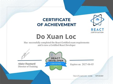 React Certification On Linkedin Reactcertification Reactjs Vietnam