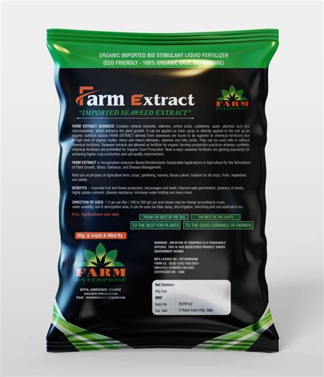1 Kg Farm Seaweed Extract Fertilizer Liquid At ₹ 225pack In Baheri
