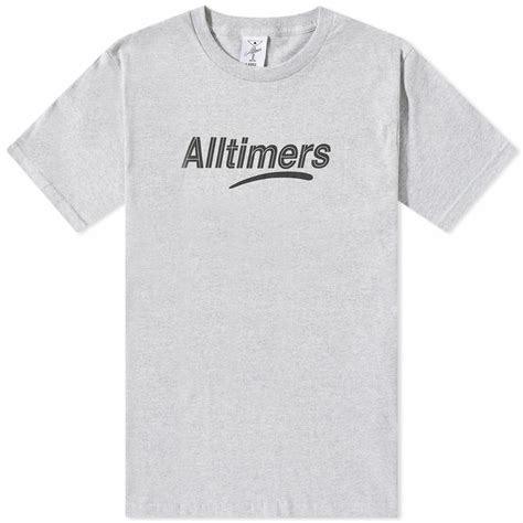 Alltimers Mens Estate T Shirt In Heather Grey Alltimers