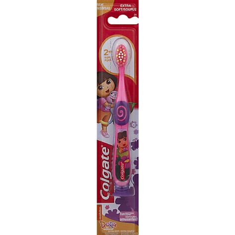 Colgate Dora The Explorer Toothbrush Extra Soft Shop Sun Fresh
